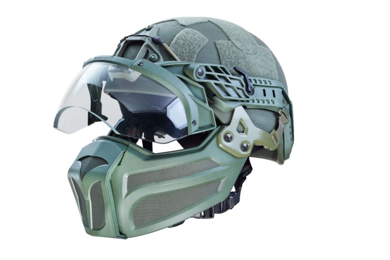 Ballistic Protective Hard Mandible For Mid-Cut Model Helmets – Garanti ...
