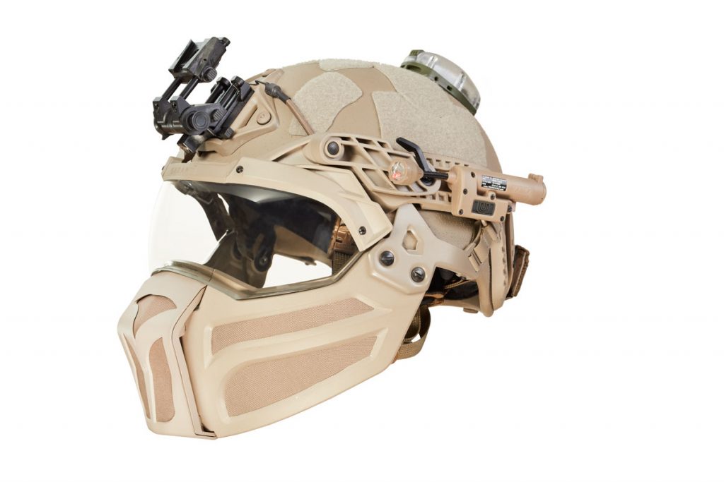 Ballistic Protective Hard Mandible For Mid-Cut Model Helmets – Garanti ...